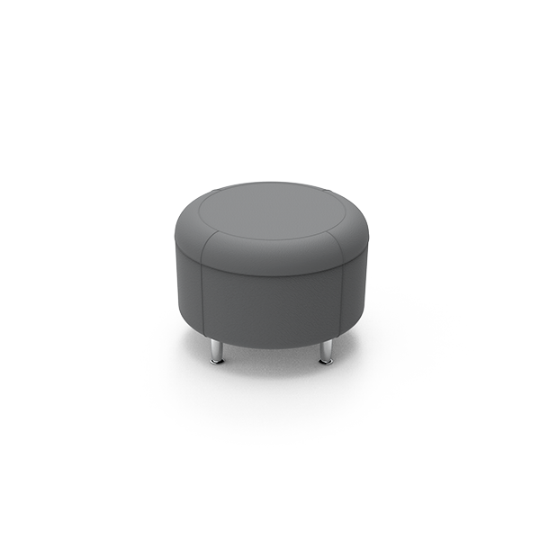 Large Round Ottoman - Virco
